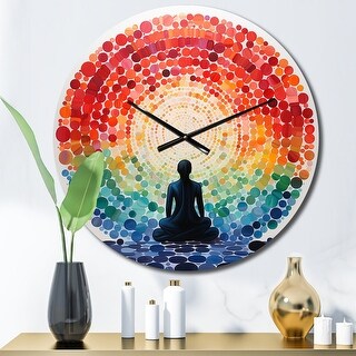 Designart "Colorful Meditation Harmony Of Mind" Abstract Oversized Wall ...