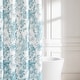 Lush Decor Bird And Hydrangea Toile Teal Shower Curtain - Bed Bath ...