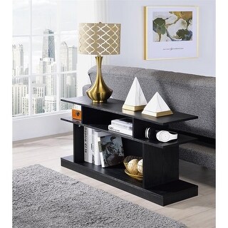 Transitional Style Sofa Table with 2 Tier Shelf - Bed Bath & Beyond ...