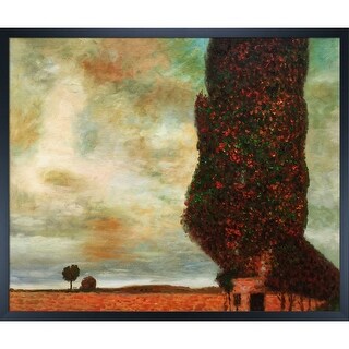 High Poplar with Studio Black Wood Frame - Bed Bath & Beyond - 38889109