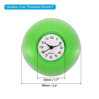 Waterproof Shower Clock, Silent Cute Wall Clocks Suction - Bed Bath ...