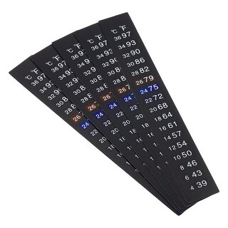 5Pcs Temperature Strips Adhesive 4-36C Digital Temperature Sticker ...