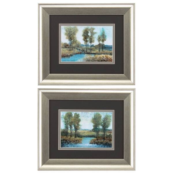 Propac Images Stream Side Set of 2 Wall Art - Blue - Bed Bath & Beyond ...