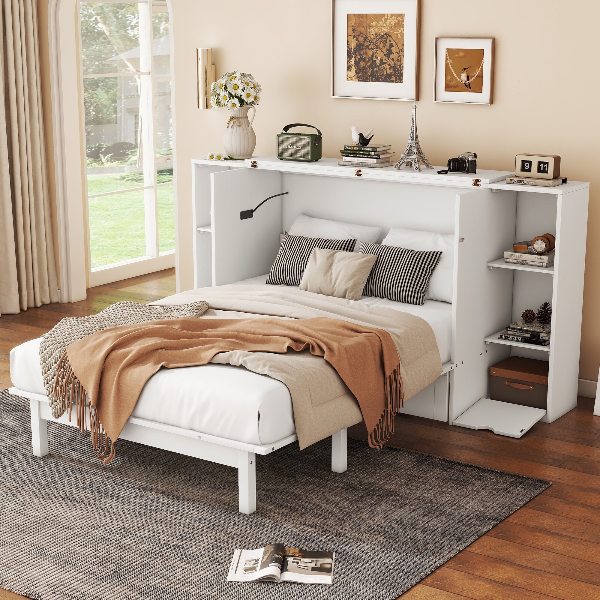 Cabinet bed full store