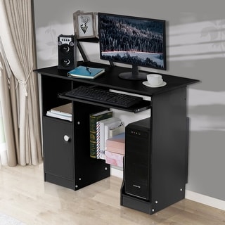 Computer Desk Writing Table 35 Inch Home Tabletop Lockers Home Small ...