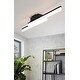 Eglo Palmital 1 LED Ceiling Light w/ Matte Black Finish and Satin Shade ...