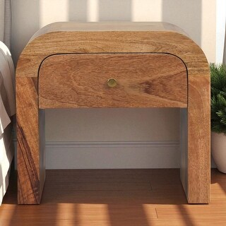 Nightstand Solid Wood, Single Box,Oak - Bed Bath & Beyond - 43710248