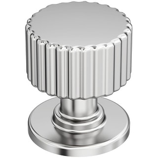 Amerock BP37652 Ballard 1-1/8" Fluted Mushroom Cabinet Knob - Bed Bath ...