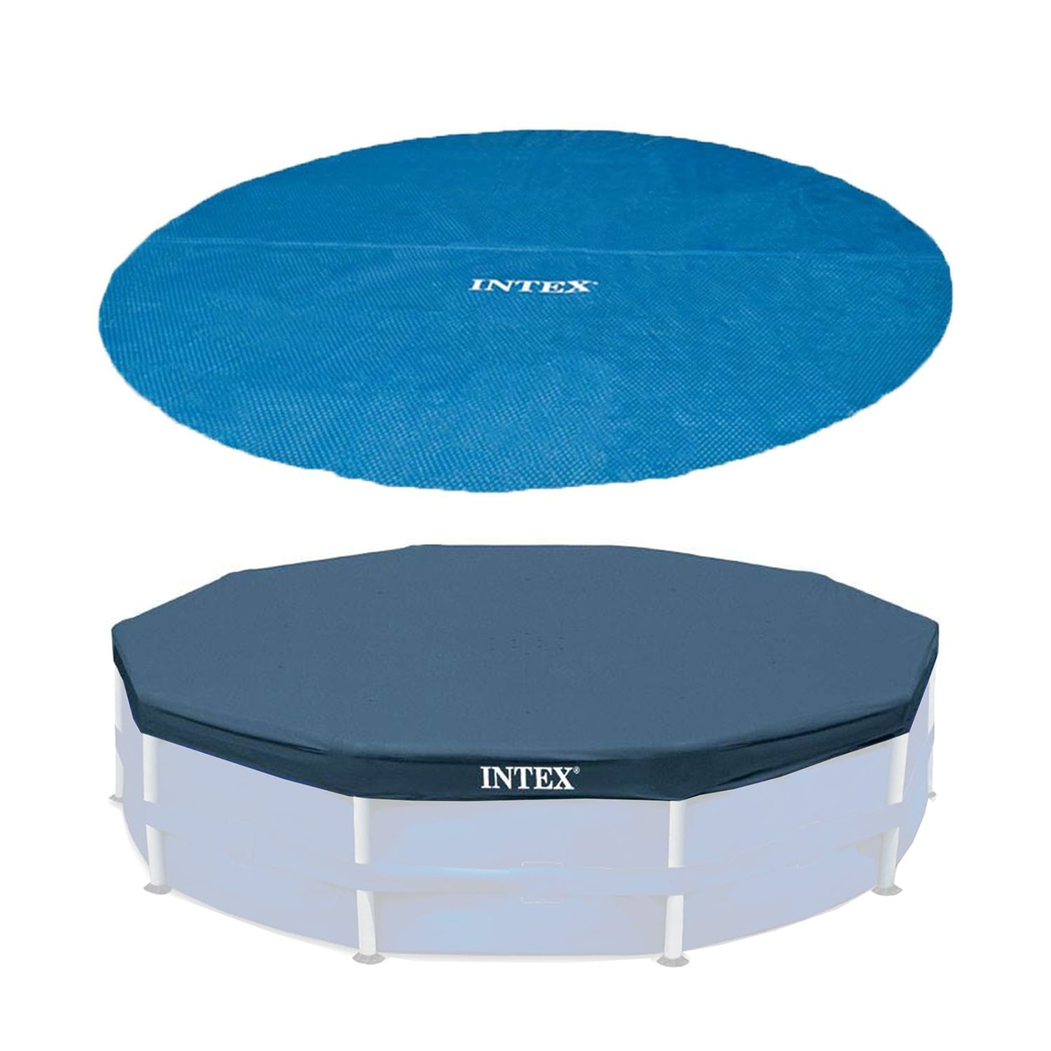 Intex Heavy Duty Aluminum Solar Above Ground Pool Cover Reel, Cover Not ...