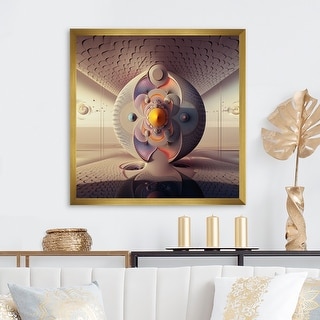 Designart "Metamorphosis Interior Design Retrofuturistic I" Abstract ...