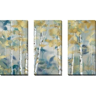 "Gilded Forest I" by Nan 3 Piece Set on Canvas - Bed Bath & Beyond ...