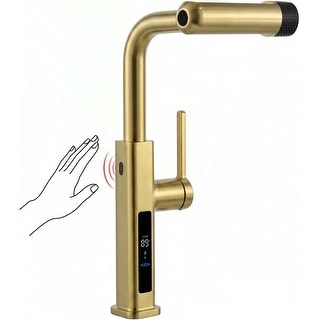 Lefton Touchless Pull-Out Kitchen Faucet with 6 Water Outlet Modes ...