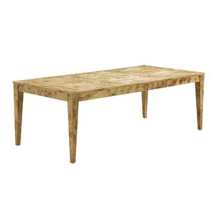 Brandyss Natural Burl Rectangular Dining Table - Bed Bath & Beyond - 39582429