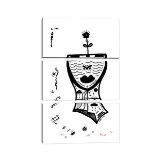 iCanvas "From Thought To Growth" by Nicholas DiTomasso 3-Piece Wall Art ...