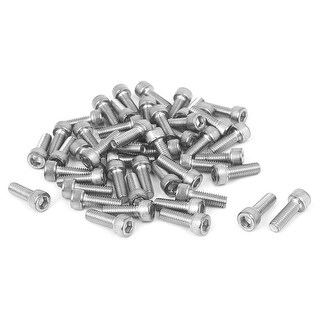 Unique Bargains M6 x 18mm Thread 304 Stainless Steel Hex Socket Head ...