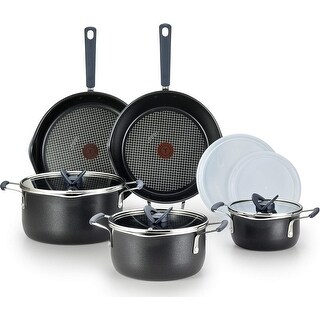 Nonstick Cookware Set 10 Piece Pour Spout Pots and Pans - Bed Bath ...