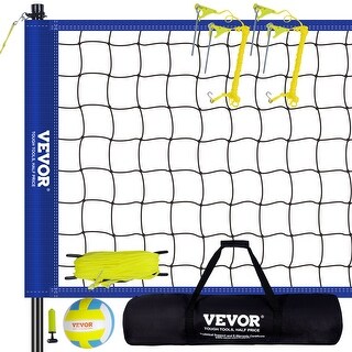 VEVOR Outdoor Portable Volleyball Net System,Pump,Carrying Bag,Heavy ...