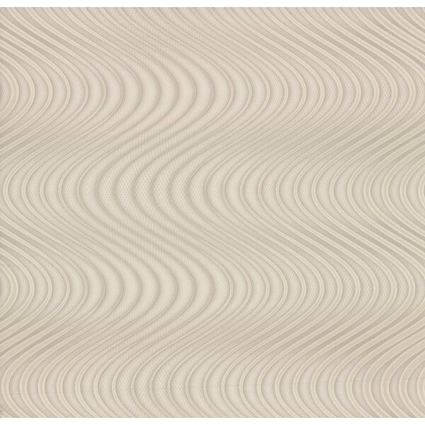 Perris Ocean Swell Taupe/ Beige Wallpaper - Bed Bath & Beyond - 31593113