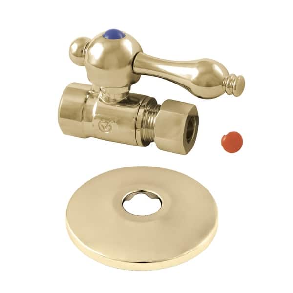 Kingston Brass 1-7/8" High Straight Stop Valve with Flange - Bed Bath ...