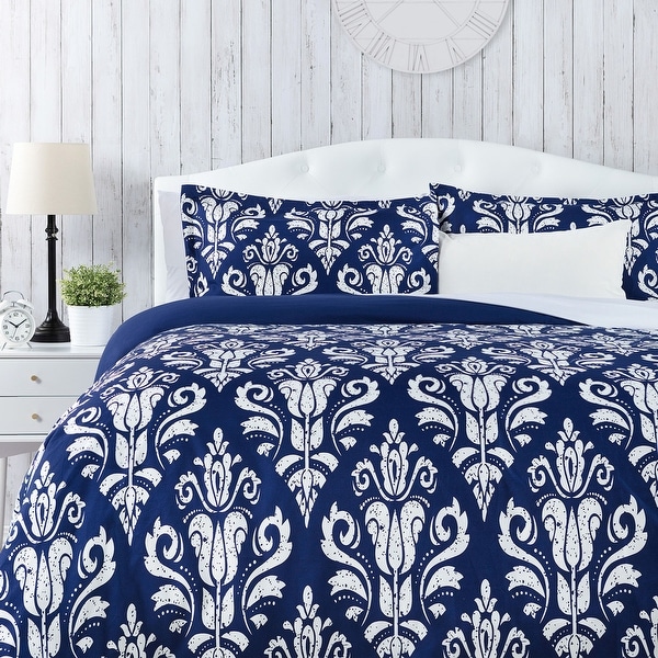 Oceanfront Resort Indienne Paisley Cotton Duvet Cover 3-piece Set - Bed ...