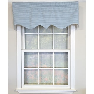 RLF Home Shepherd Check Regal Valance - Bed Bath & Beyond - 43042349