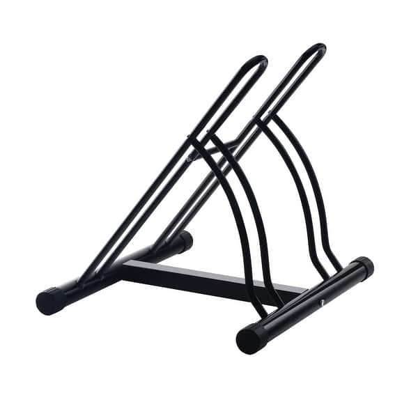 Bike Rack - Dual Bicycle Stand for 2 Bikes - Indoor or Outdoor Bike ...