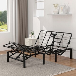 Queen Size Adjustable Bed Base with Zero Gravity, Dual USB Ports ...