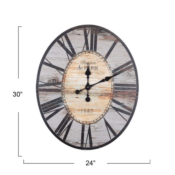 Wood Wall Clock - Bed Bath & Beyond - 31273150