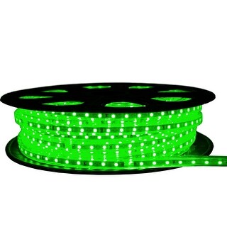 65 Feet Green LED Strip Light - 120 Volt, High Output SMD 5050 - 780 ...