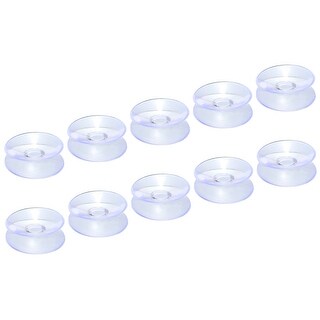 Glass Table Top Spacers PVC Double Sided Suction Cup Wall Hanger - Bed ...