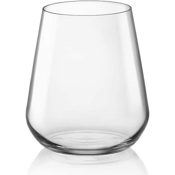 Bormioli Rocco InAlto Uno Stemless Wine Glass Set of 6 - 15.25 oz. - On ...