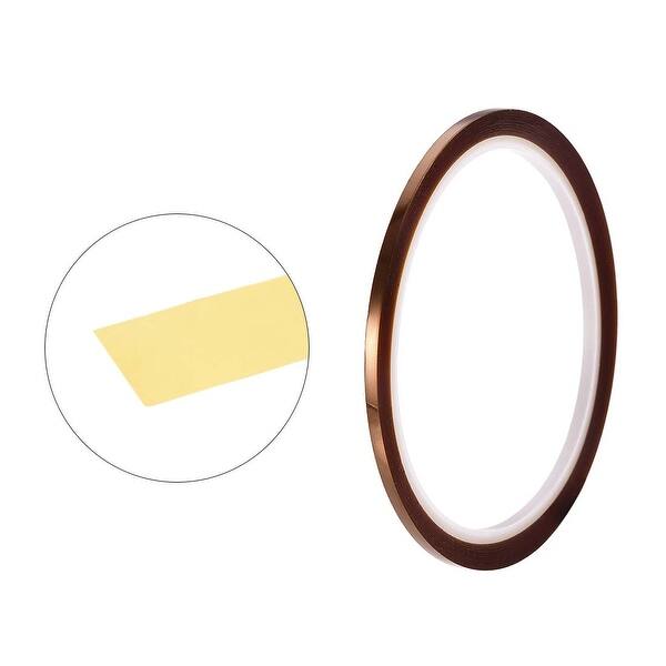 250C-300C High Temp Tape 1/8 Inch x 98ft Heat Resistant Polyimide Tape ...