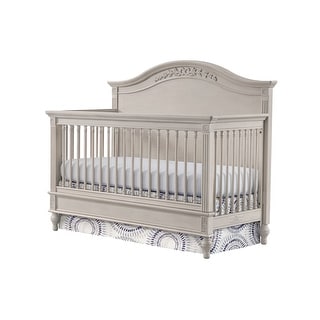 Viola 59" Wide Transitional Wood Convertible Crib, Lace Beige - Bed ...