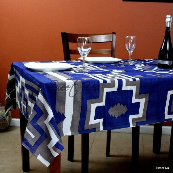 Cotton Native American Aztec Tablecloth Rectangle - Bed Bath & Beyond ...