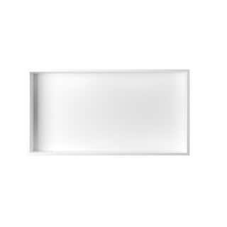 12" W x 24" H Rust-Resistant Shower Niche with Anti-Pooling Drainage ...