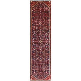 Noori Rug Fine Vintage Distressed Benny Navy/Red Runner - 2'3" x 8'10 ...