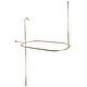 Kingston Brass Vintage Oval Shower Riser with Enclosure and 5" Shower ...