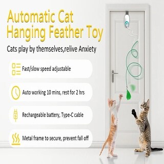 Automated Cat Toy String with Electric Motor Interactive Kitten Game ...