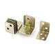 Shelf Support 90 Degree Metal Right Angle Bracket Brass Tone 12pcs ...