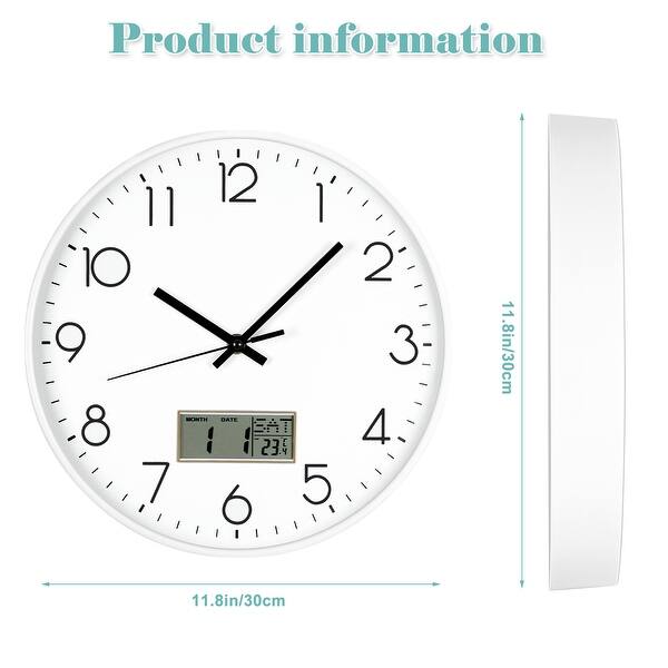 lcd display wall clock