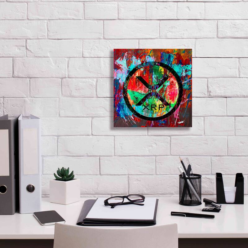 Epic Graffiti 'Xrp Crypto In Color' by Epic Graffiti Portfolio Giclee ...