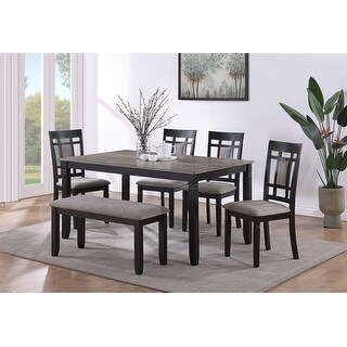 Austyn Light Gray Modern Dining Room Set - Bed Bath & Beyond - 39138328