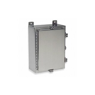 Enclosure: Padlockable Hasp/Screws, 16 in Nominal Enclosure Ht, 12 in ...