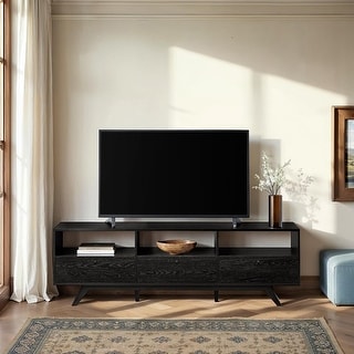 Walker Edison Modern Drop-Down Drawer TV Stand - Bed Bath & Beyond ...