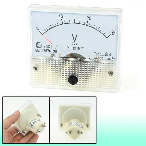 85C1-V Class 2.5 Analog Voltage Meter DC 0-30V Voltmeter - DC 0-30V ...