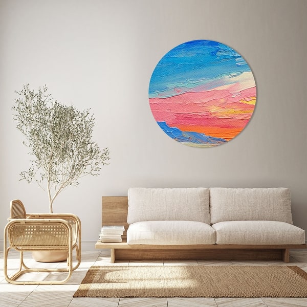 Painting Canvas Panels, 2 Pack 12x12 Inch Round Blank Art Board, White ...