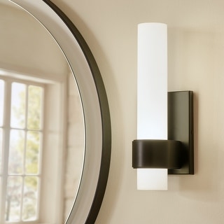Kichler Lighting Elan Izza 1-Light Matte Black Integrated LED Wall ...