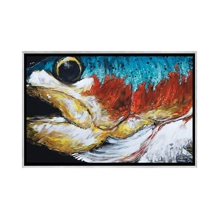 iCanvas "Jones The Rainbow Trout" by Bria Hammock Framed - Bed Bath ...