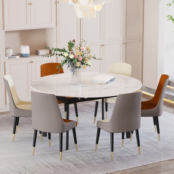 dining table with slate inserts