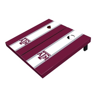 Texas A&M Aggies White and Maroon Matching Long Stripe Cornhole Boards ...